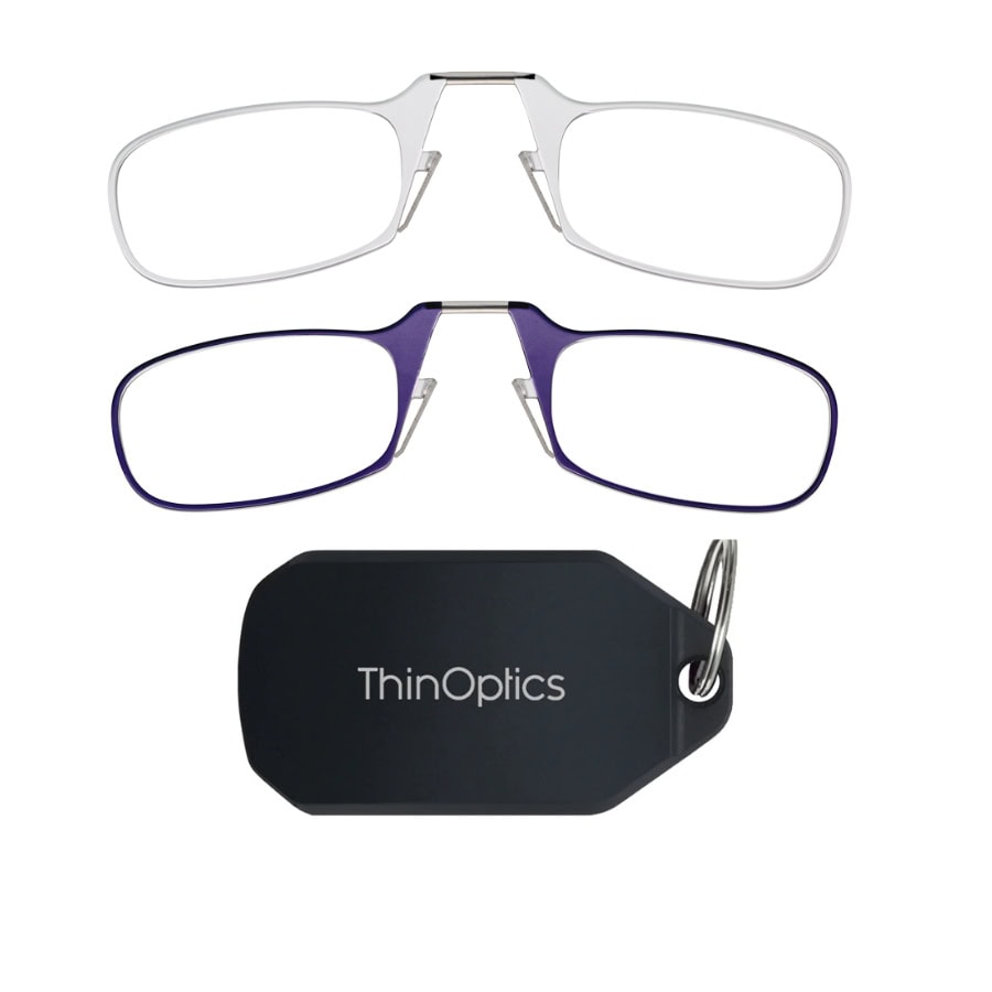 Thinoptics 2 Readers + Black Keychain Case - Tika